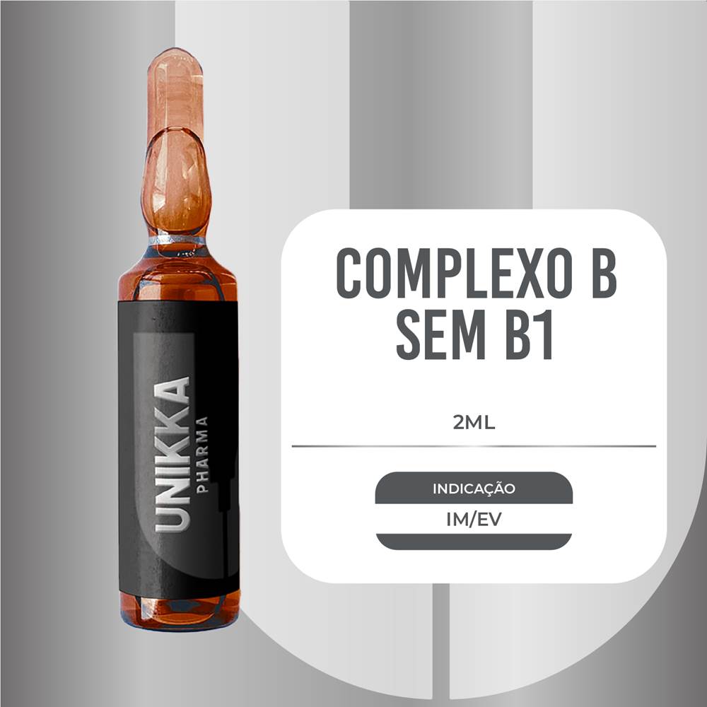 COMPLEXO B SEM B1/2ML | Unikka